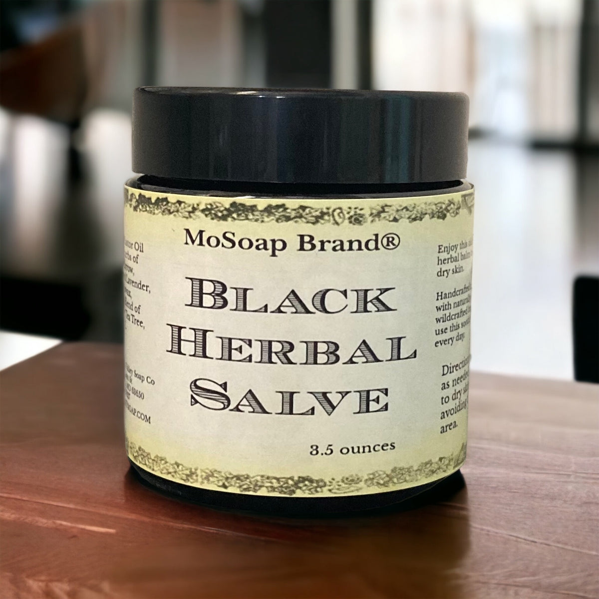 Black Herbal Salve – Arcadia Valley Soap Company LLC
